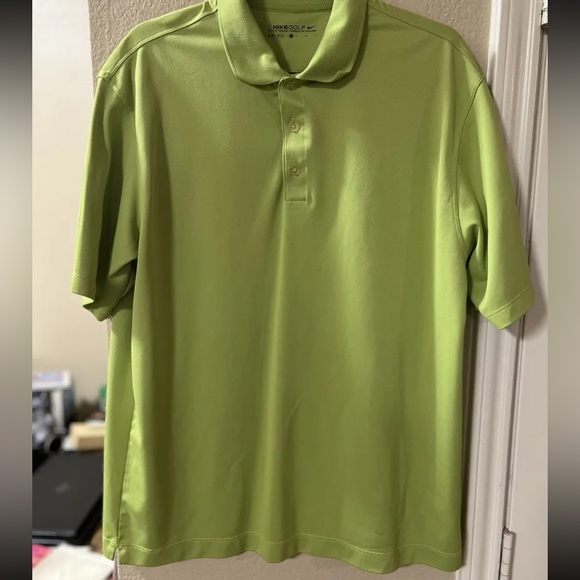 Nike | Shirts | Lime Green Nike Polo Large | Poshmark